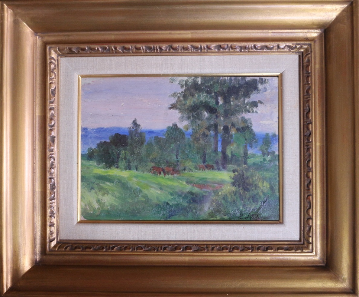 真作 浅井忠 画題 風景 油彩画 作品サイズ 縦22cm×横30cm(自然、風景画)｜売買されたオークション情報、yahooの商品情報をアーカイブ公開 - オークファン（aucfan.com）