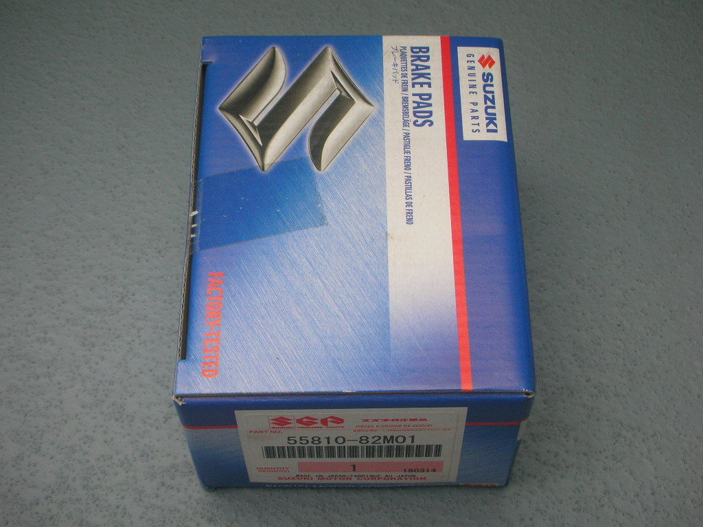 フロントブレーキパッド 純正品 55810－82M01 エブリイ キャリイ(ブレーキパッド)｜売買されたオークション情報、yahooの商品情報 ...