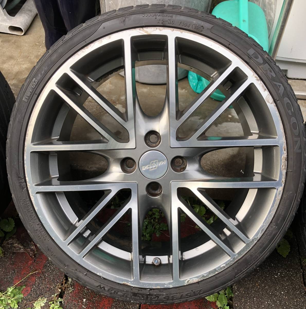 定価30万 ハルトゲ HARTGE ユニオンジャック 18インチ 7.5J INSET +48 215 35 R18 ピレリ ナンカン ...