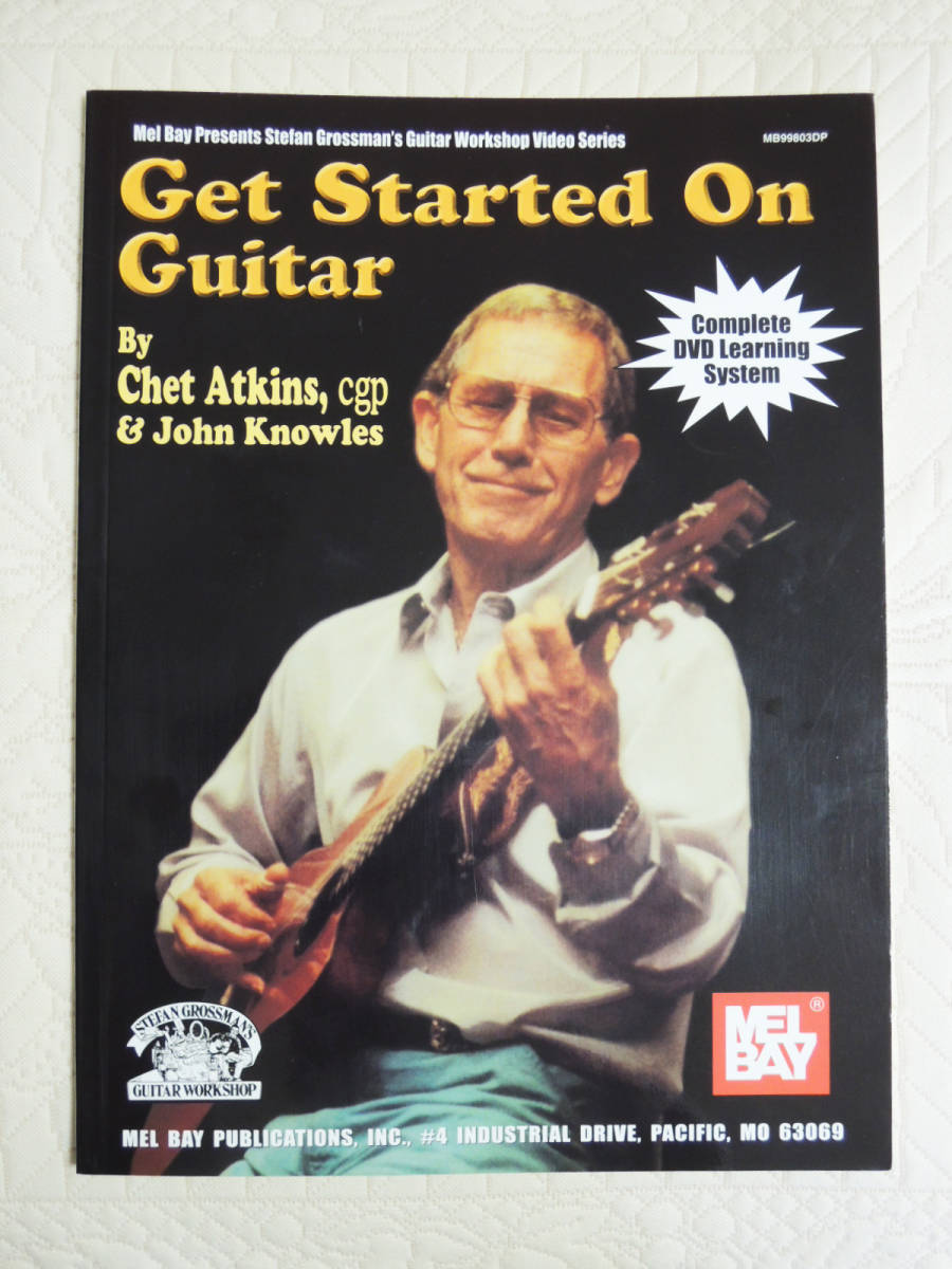 洋書 Get Started On Guitar By Chet Atkins cgp & John Knowles レッスンDVD付ギター ...