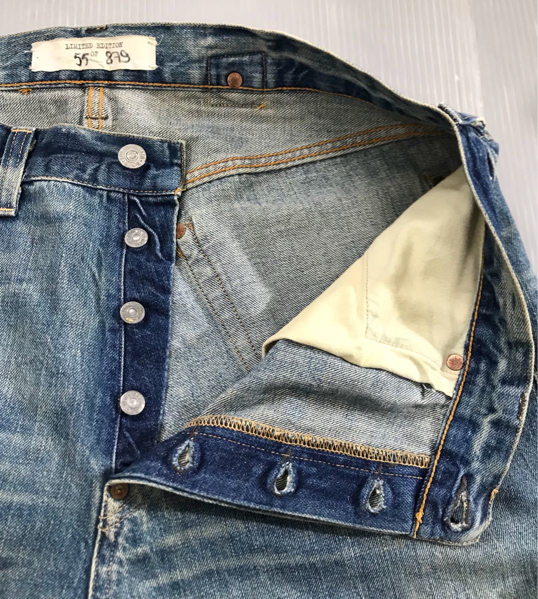 LVC LEVI'S リーバイス 激シブ色落ち リミテッドエディション 30'S 501XX 1937年 37501 シンチバック インディゴ ...