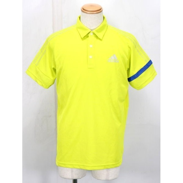 E153 adidas アディダス テーラーメイド ジャージ 半袖 ポロシャツ 鹿の子 ゴルフ 黄緑 スポーツ O トレーニング Tシャツ メッシュ切替(アディダス)｜売買されたオークション ...