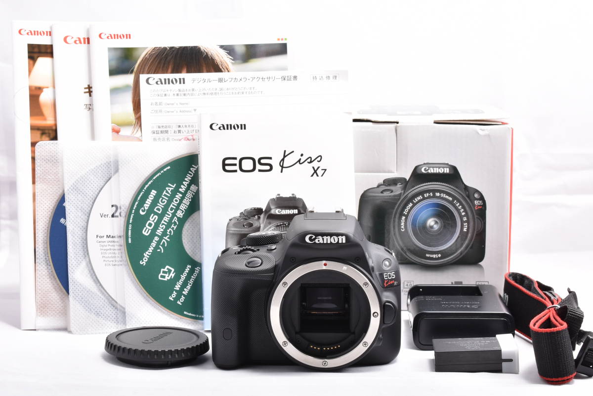 #1124-1 シャッター回数2756回 Canon キャノン EOS Kiss X7 ボディ 防湿庫保管(キヤノン)｜売買されたオークション情報、yahooの商品情報をアーカイブ公開 ...
