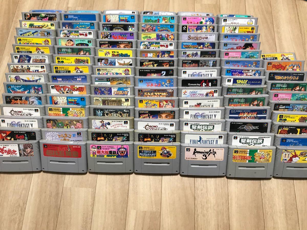 SFC 100本 スーパー原人 カービィ マリオカート ドンキー ドラゴンボール ボンバーマン ファイナルファイト ゴエモン ロマサガ A(スポーツ、その他)｜売買されたオークション情報 ...