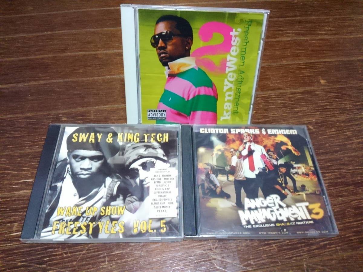 3枚セット Kanye West Freshmen Adjustment 2 Clinton Sparks Eminem Anger ...