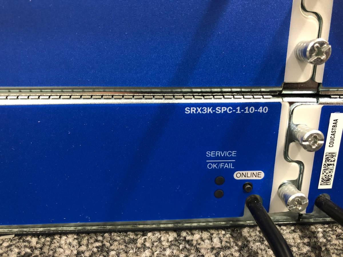 Juniper SRX3600 SRX3X-SFB-12GE 1/ SRX1K3K-NP-2XGE-SFPP 2/ SRX3K-SPC-1 ...