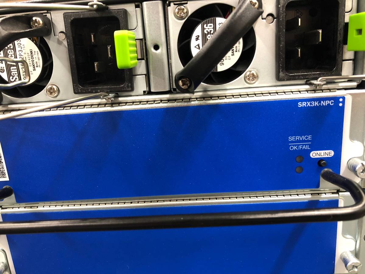 Juniper SRX3600 SRX3X-SFB-12GE 1/ SRX1K3K-NP-2XGE-SFPP 2/ SRX3K-SPC-1 ...