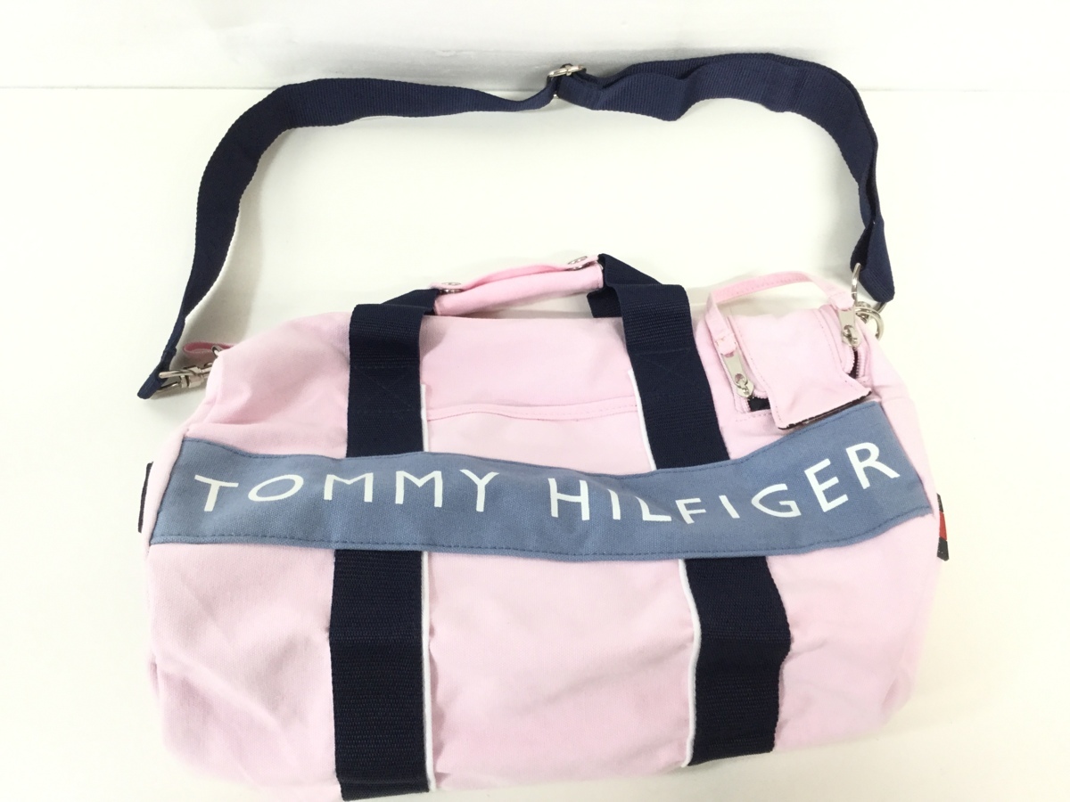 TOMMY HILFIGER トミーヒルフィガー バッグ ボストンバッグ コットン 190611OJR0604-00200-Z729 ...