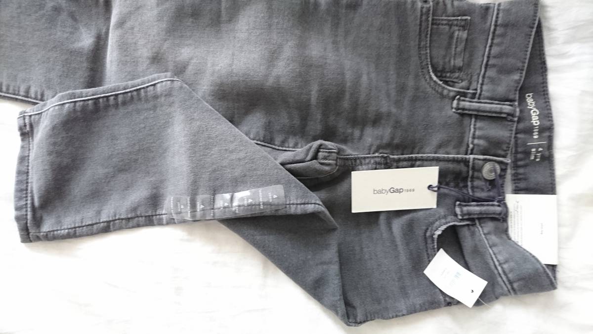 GAP タグ付き無記名105 4years デニムパンツ グレー(ジーンズ)｜売買されたオークション情報、yahooの商品情報をアーカイブ公開 - オークファン（aucfan.com）