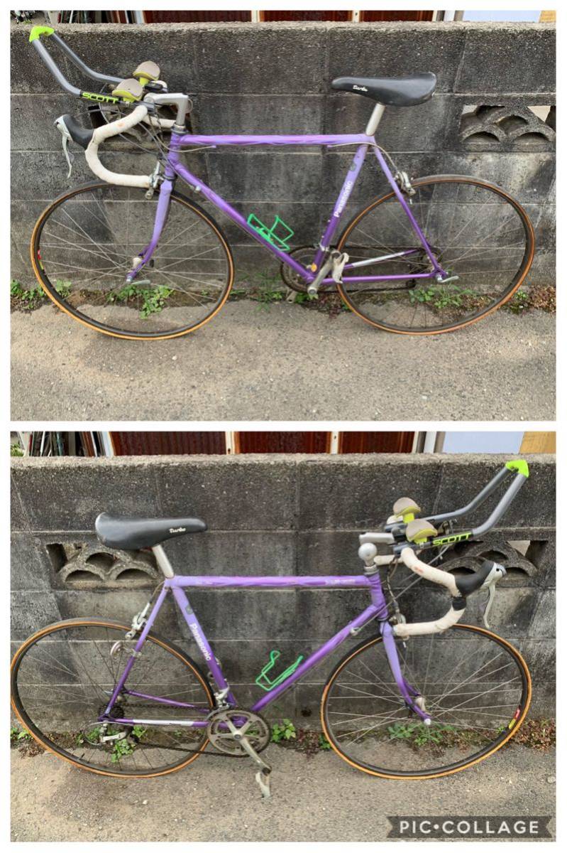 パナソニック ロードバイク double butted tubing cr-mo クロモリ タンゲ フレーム 自転車 車体 クラシック ...