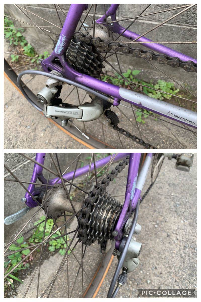 パナソニック ロードバイク double butted tubing cr-mo クロモリ タンゲ フレーム 自転車 車体 クラシック ...