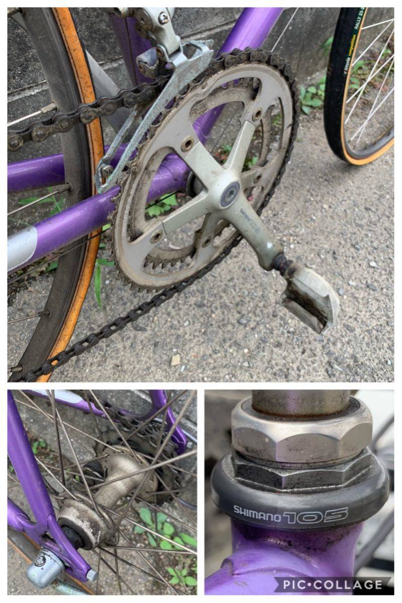 パナソニック ロードバイク double butted tubing cr-mo クロモリ タンゲ フレーム 自転車 車体 クラシック ...