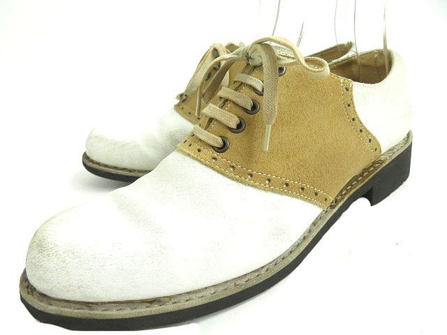 フランス製 Paraboot パラブーツ SOFIE D`HOORE別注 切替デザイン スウェードレザーシューズ 5 1/2K ホワイト×ブラウン系(パラブーツ)｜売買されたオークション情報 ...