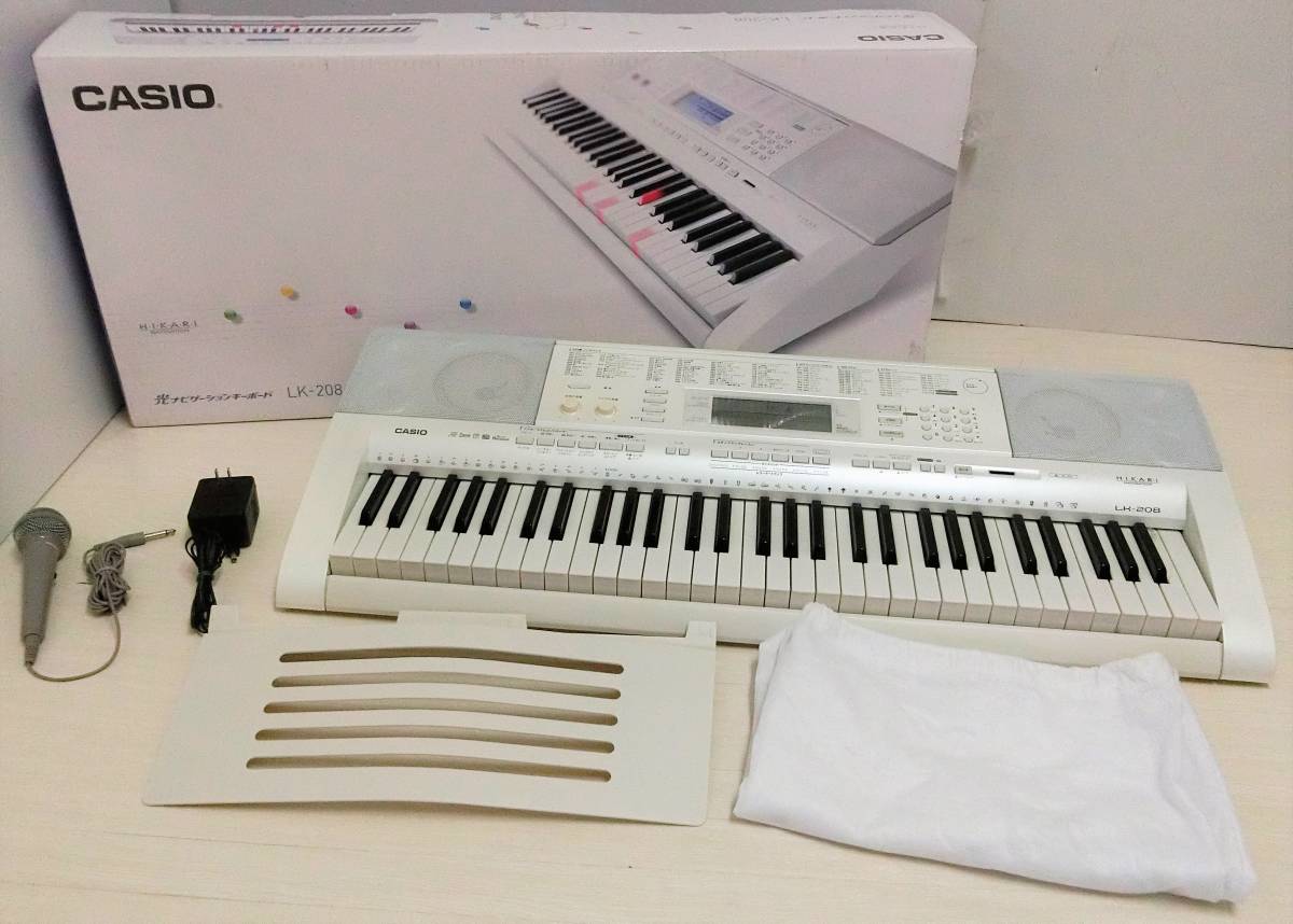 ジャンク扱 MU-823 CASIO カシオ 光ナビゲーションキーボード LK-208 通電のみ確認ジャンク扱 品(カシオ)｜売買されたオークション情報、yahooの商品情報をアーカイブ公開 ...