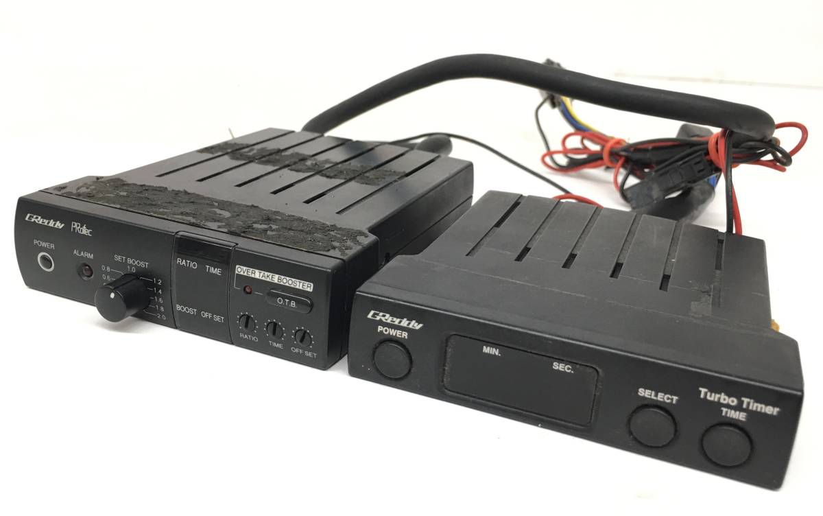 通電OK TRUST トラスト GReddy グレッディ PRofec プロフェック ブーストコントローラー おまけ：ターボタイマー 管 ...