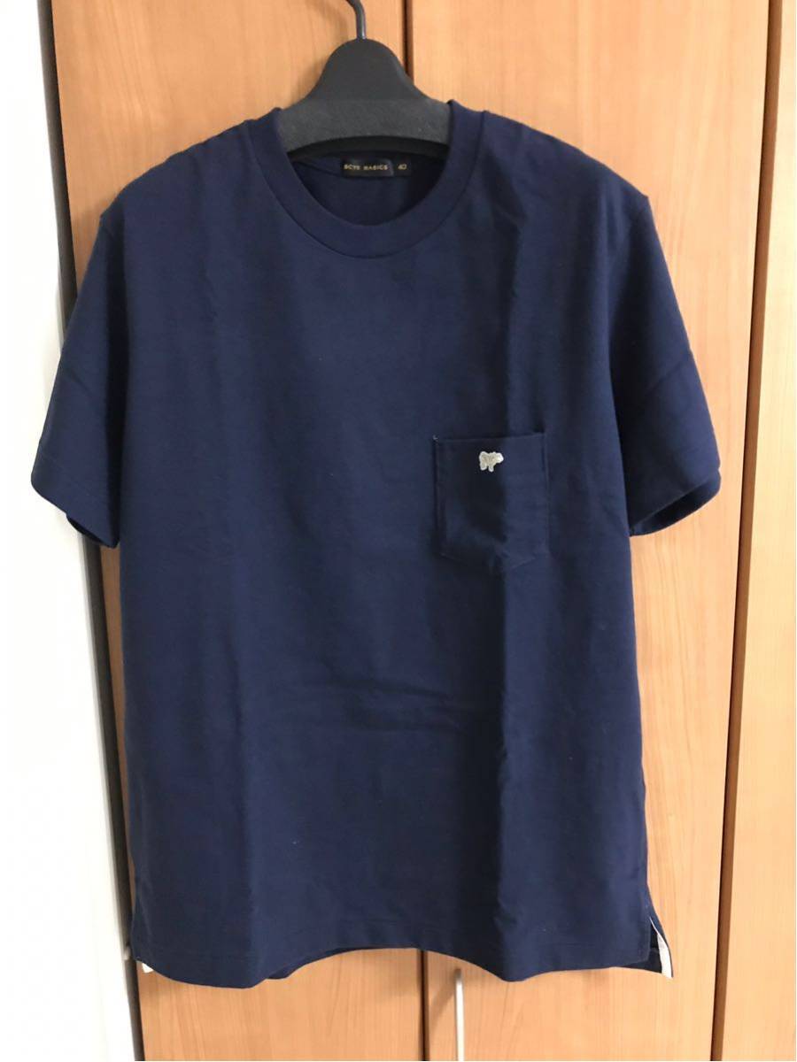 SCYE BASICS ポケットTシャツ ネイビー 40(男性用)｜売買されたオークション情報、yahooの商品情報をアーカイブ公開 - オークファン（aucfan.com）