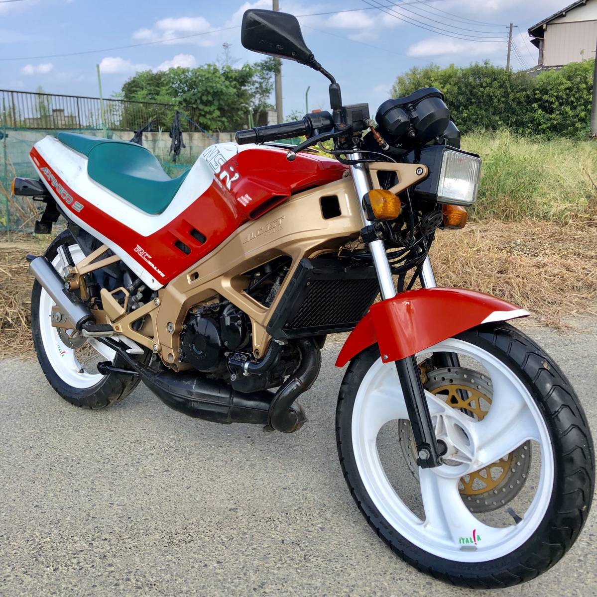 ホンダ NSR125F JC20 イタリア限定 実動 書類付き ALCAST FRAME 2スト 絶版 な1台 検 NSR NS-1 TZR ...