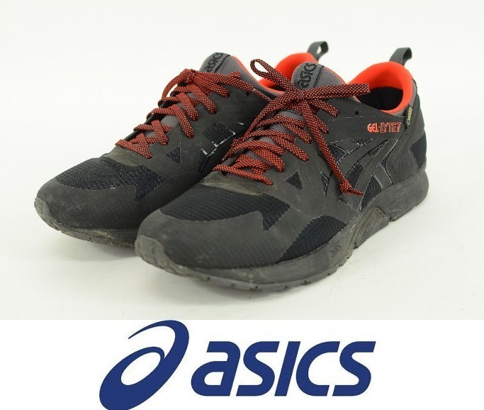 MN-0857 asics アシックス メンズ GEL-LYTE V ゲルライト5 GORE-TEX ゴアテックス ブラック オレンジ 26.5 スポーツ アウトドア(26.5cm)｜売買され ...