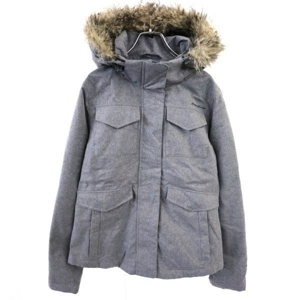 Eddie Bauer エディーバウアー EB650 WEATHEREDGE ダウンジャケット グレー系 レディース S 古着 1円スタート ...