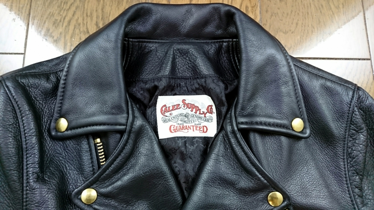 レア CALEE × VANSON RIDERS LEATHER JACKET キャリー バンソン レザー ダブルライダース ライダースジャケット USA製(ライダースジャケット)｜売買された ...