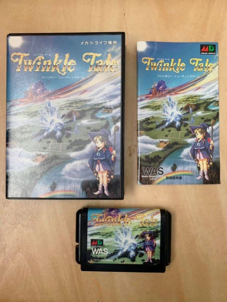 ツインクルテール メガドライブ MD 作動確認済 箱付 説明書付 程度良好 レトロゲーム 東洋レコンーディング WAS TWINKLE ...
