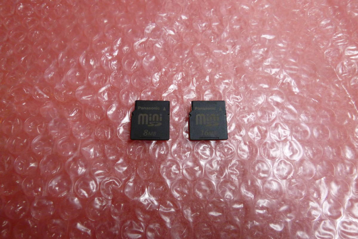 PL0056 Panasonic mini SDカード 8MB & 16MB 2枚セット(32MB以下)｜売買されたオークション情報、yahooの商品情報をアーカイブ公開 - オークファン ...