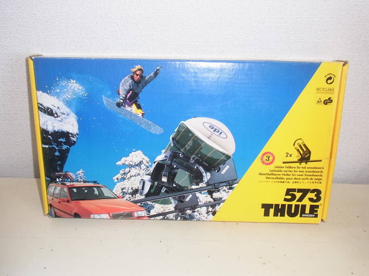 動作良好 THULE 573 スーリー 斜め積み ロック機能付き スノーボード 2枚 キャリア 鍵2本 付属完品 手渡し可能(スキーキャリア、スノーボードキャリア)｜売買されたオークション情報 ...