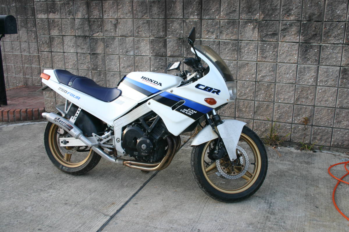 CBR250F MC14 実動 書類付き 旧車 ホンダ 検 MC17 MC19 MC22 VTR CB VTZ TZR CBX CBR VT FX GSX GSR XS ZXR NSR KR ...