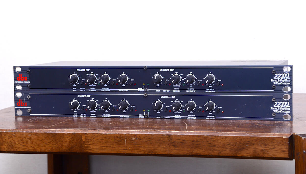 DBX 223XL アナログクロスオーバー/チャンネルデバイダー 2台セット ステレオ2WAY/モノラル3WAY(クロスオーバー)｜売買された ...