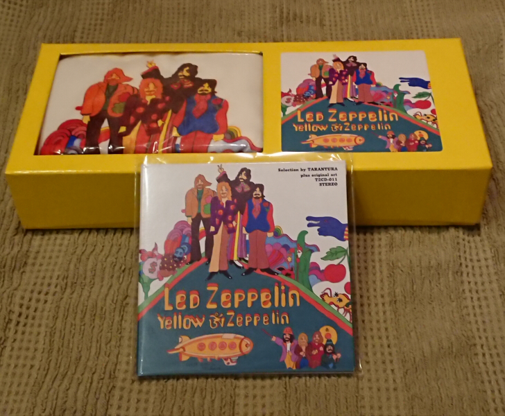With T-Shirt LED ZEPPELIN / Yellow Zeppelin 2CD TARANTURA 1969 Miami ...