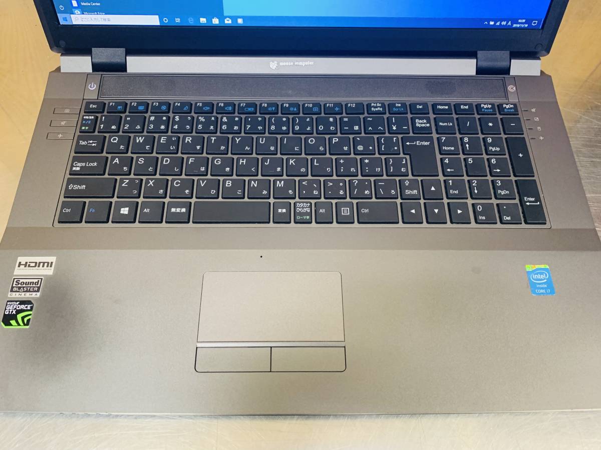 i18 最新Windows10+Office2016 爆速 SSD512GB+HDD750GB Mouse Compute MB-W800B ...