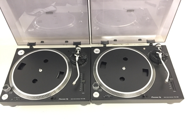 Pioneer PLX-500 ダイレクト ドライブ ターンテーブル 音響 機材 2台 セット レコードプレーヤー DJ パイオニア ...
