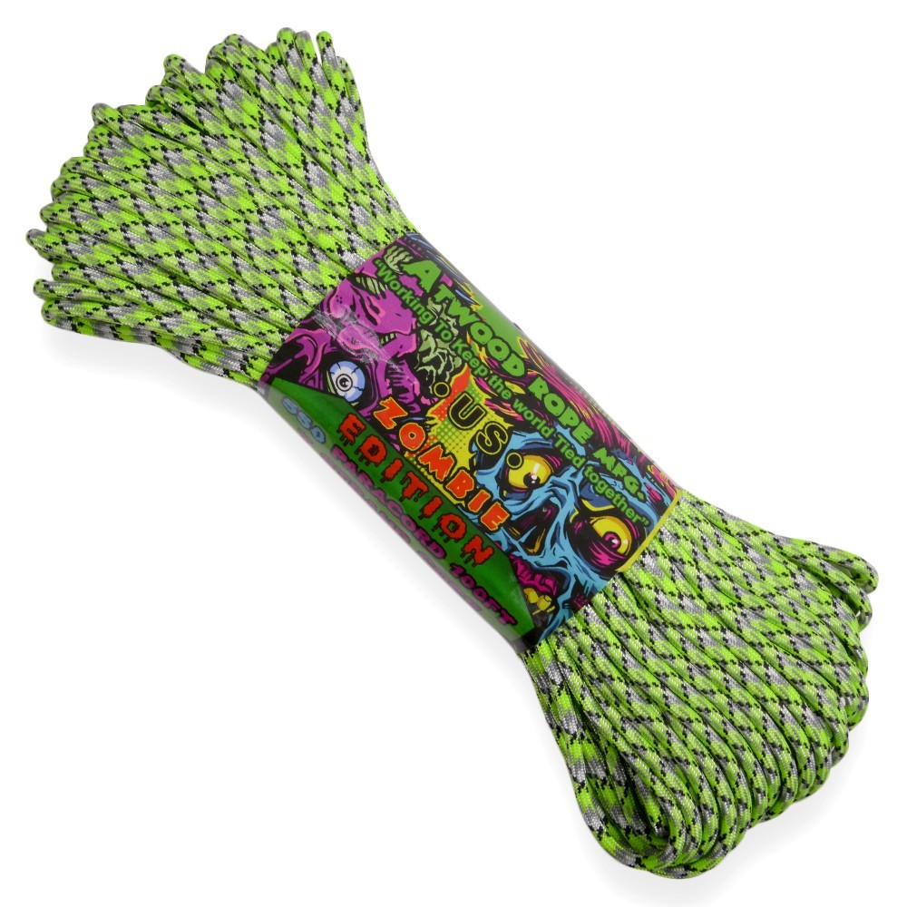 ATWOOD ROPE ゾンビ エディション 550パラコード タイプ3 バイオスラッジ アトウッドロープ ARM 商用 ZOMBIE ...