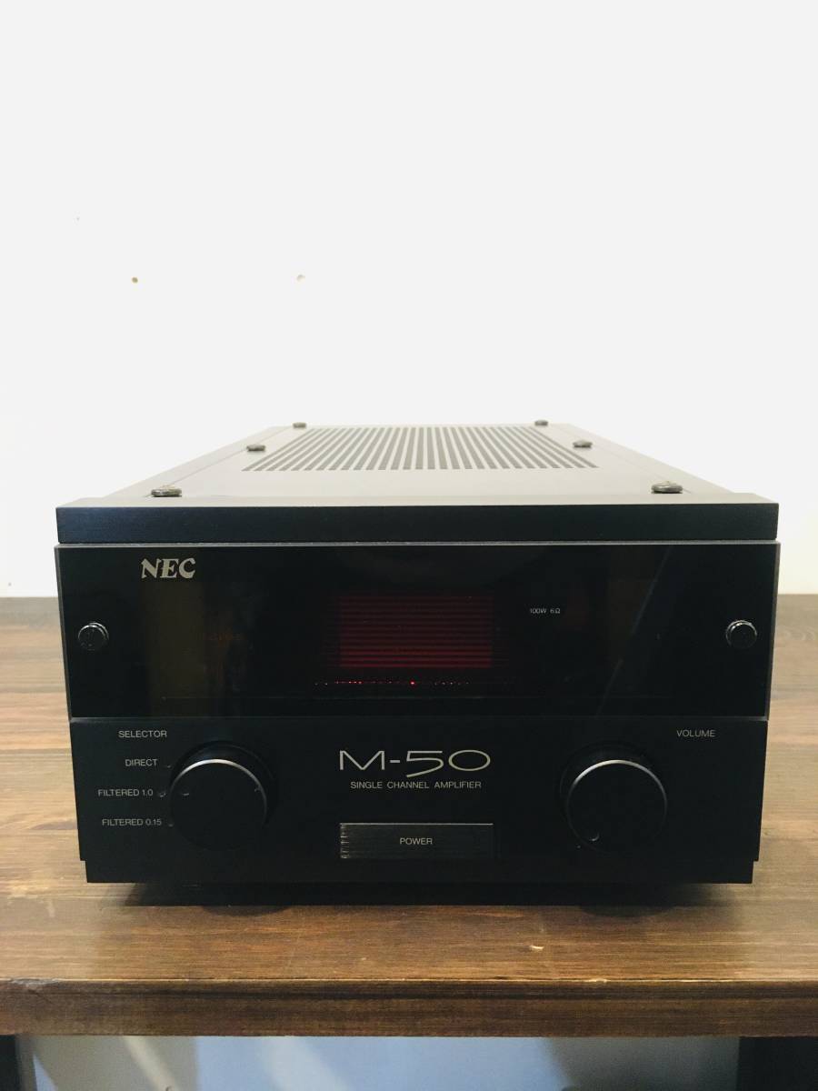 NEC M-50 SINGLE CHANNEL アンプ モノラルパワーアンプ ジャンク 片側のみ(NEC)｜売買されたオークション情報 ...