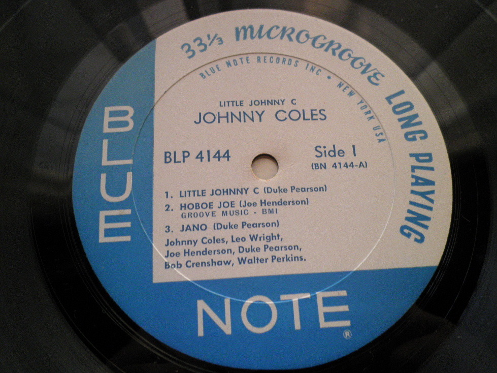 オリジナル極美盤NM JOHNNY COLES / Little Johnny C NY Van Gelder Ear Duke ...