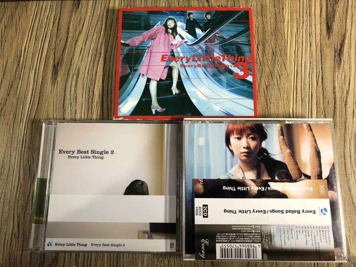 S 5695 Every Little Thing CD ベストアルバム 3枚セット｜Every Best Single +3｜Every ...