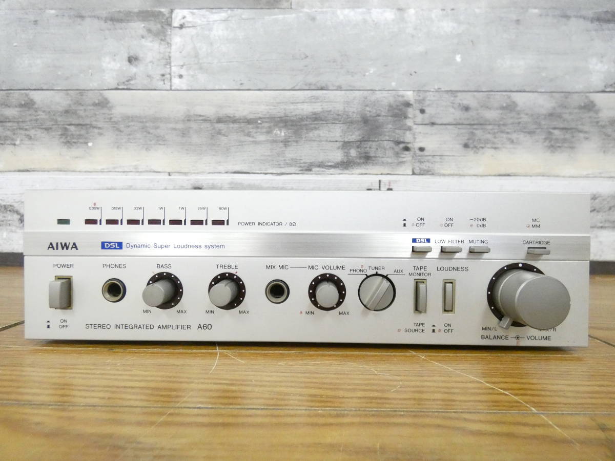 AIWA アイワ プリメインアンプ S-A60 音響機器 オーディオ @80(一般)｜売買されたオークション情報、yahooの商品情報をアーカイブ公開 - オークファン（aucfan.com）
