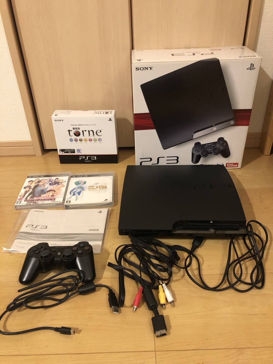 SONY PlayStation3 120GB CECH-2000A＋torne＋ソフト2本 稼働確認済(PS3本体)｜売買されたオークション ...