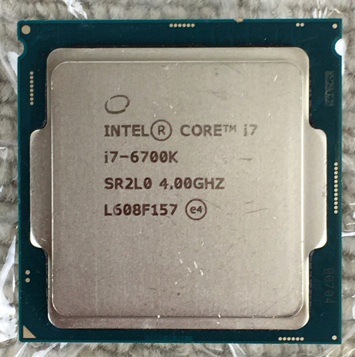 ジャンク品 CPU Core i7-6700K SR2L0 4.0GHZ intel インテル(Core i7)｜売買されたオークション情報 ...