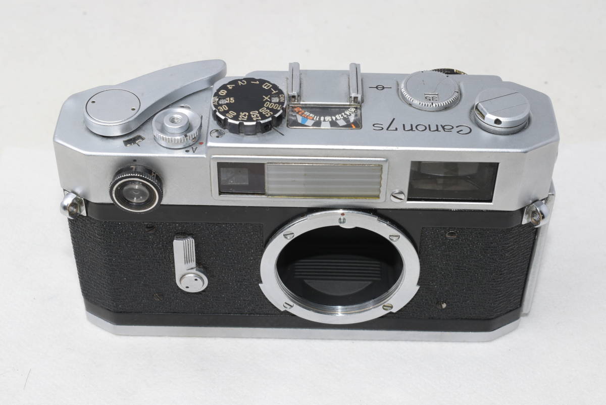 稀少 整備済 キヤノン CANON 7S レンジファインダー ボディ CANON MODEL 7s ライカ L39マウント 露出計修理 ...
