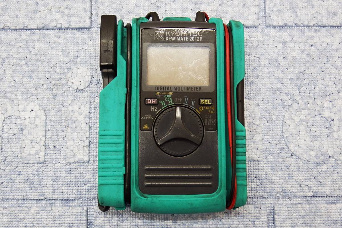 KYORITSU 共立 AC／DCクランプ付デジタルマルチメーター KEW MATE 2012R 通電OK ジャンク品 管理№R135(電気 ...