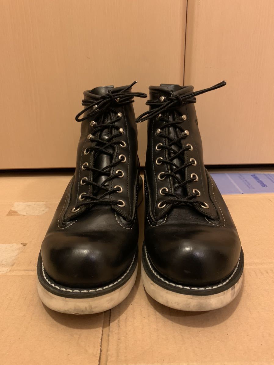 REDWING LINEMAN 2909 US 7 1/2 D レッドウイング ラインマン ブラック 25.5cm(7.5インチ)｜売買されたオークション情報、yahooの商品情報をアーカイブ ...