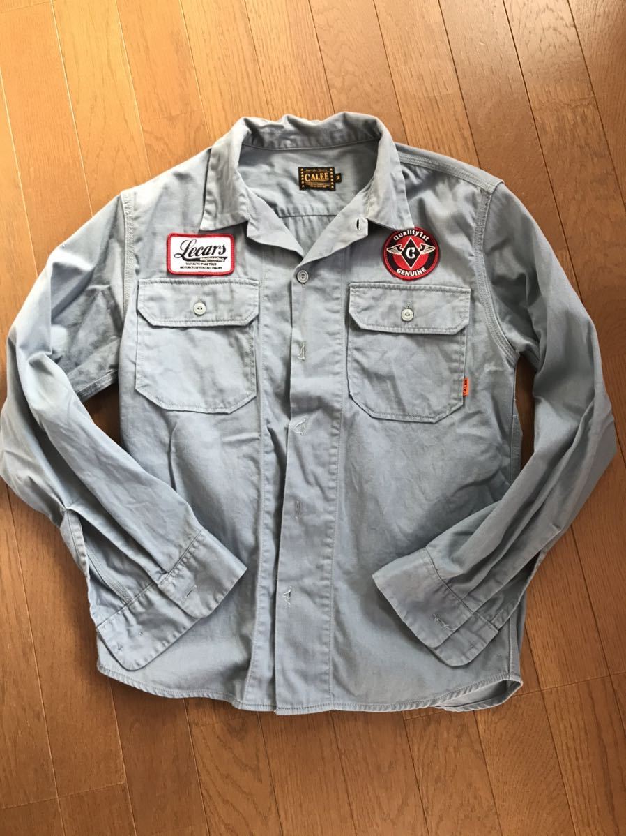 CALEE ワッペン ワーク シャツ M バック 刺繍 キャリー(Mサイズ)｜売買されたオークション情報、yahooの商品情報をアーカイブ公開 - オークファン（aucfan.com）