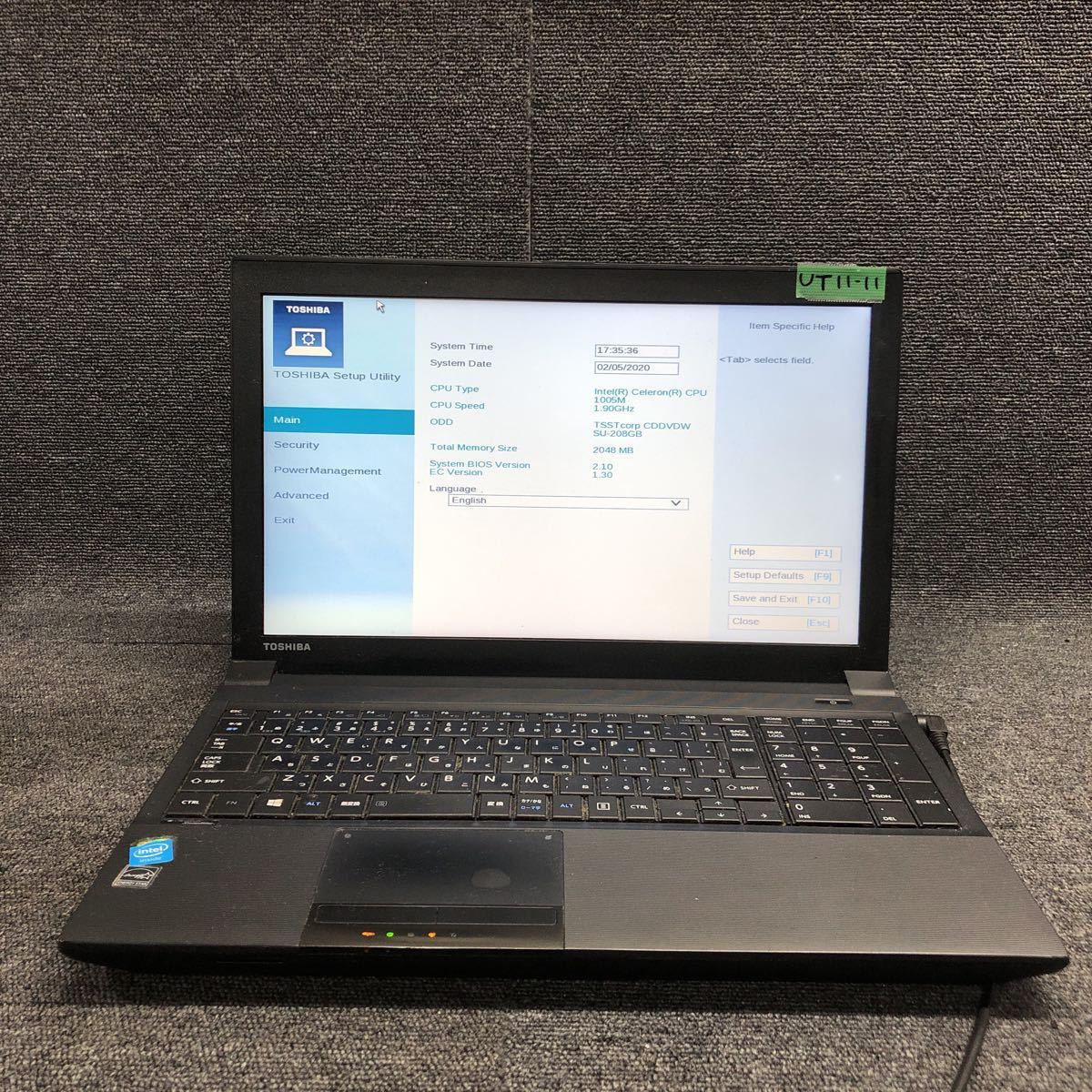 UT11-11 激安 ノートPC TOSHIBA 東芝 dynabook Satellite B453/M PB453MNBPR7AA71 ...