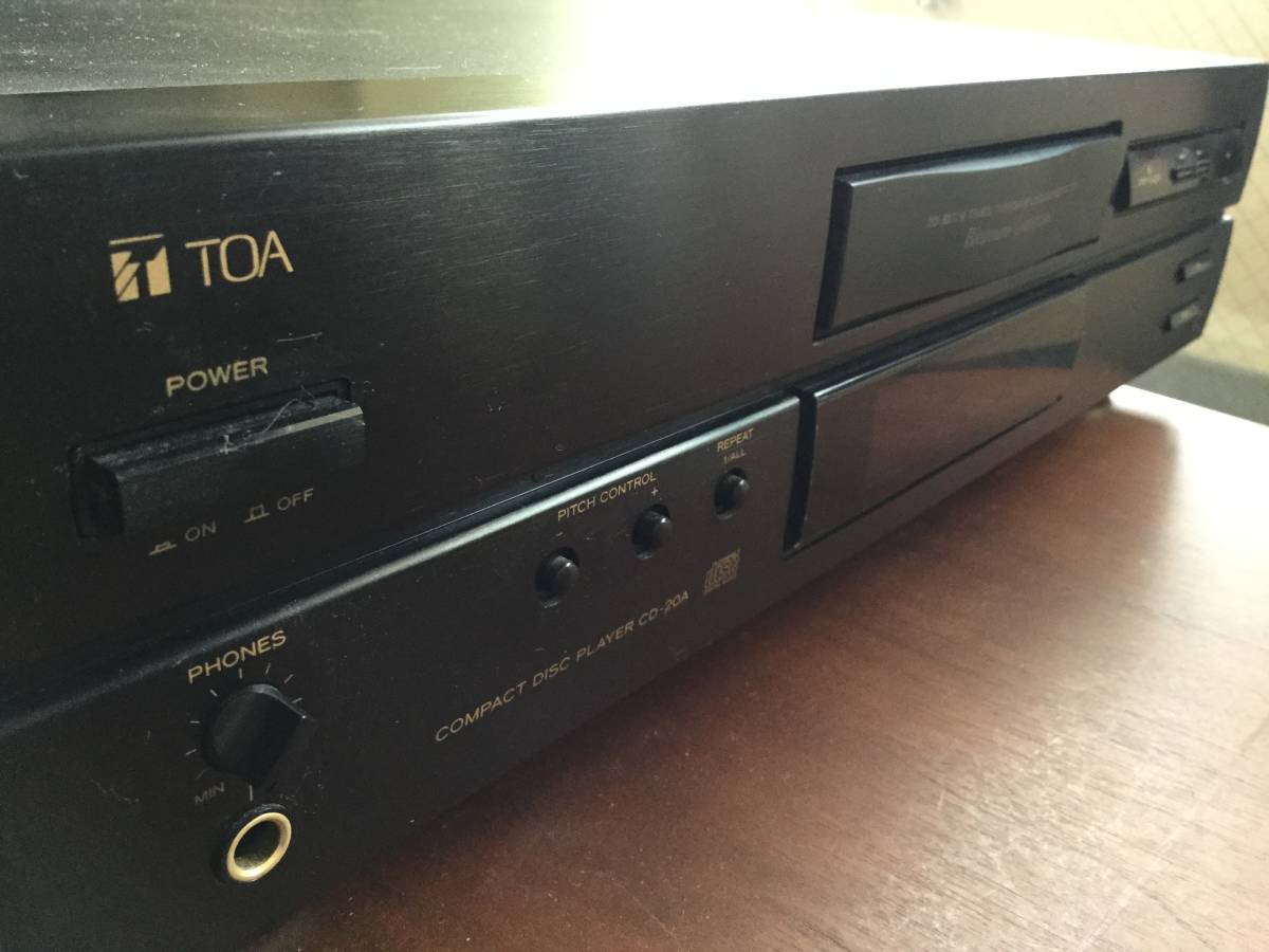 TOA CD-20A フィリップス社製SAA7350搭載 TEAC CD-P4500 OEM品 CDプレーヤー(一般)｜売買されたオークション ...