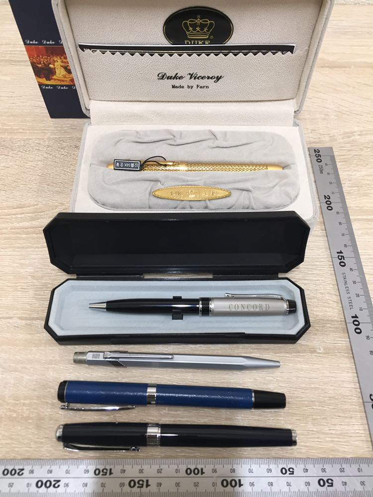 41 ペン DUKE 14K 216B 金筆 CONCORD CARAN DA'CHE 848 Aquascutum 万年筆 ボールペン 箱 ...