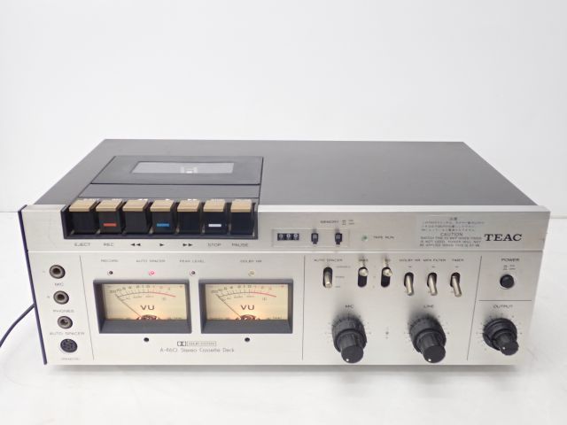 TEAC カセットデッキ A-460 現状販売 ティアック 5ADE6-5(一般)｜売買されたオークション情報、yahooの商品情報を ...