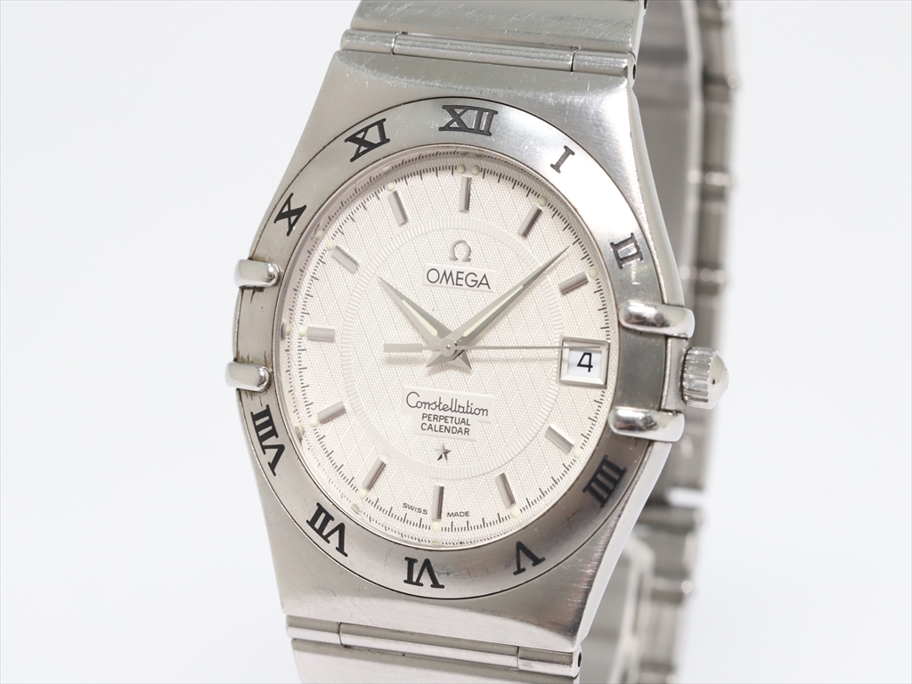 1円 正規 外観良品 OMEGA/オメガ コンステレーション パーペチュアルカレンダー デイト QZ メンズ腕時計 ナ769(コンステレーション)｜売買されたオークション情報、yahooの商品 ...