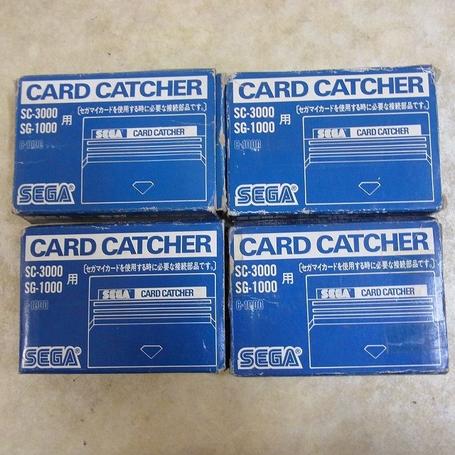 SC-3000/SG-1000 カードキャッチャ CARD CATCHER 4個セット セガ SEGA 箱付 動作未確認 10(マークIII ...