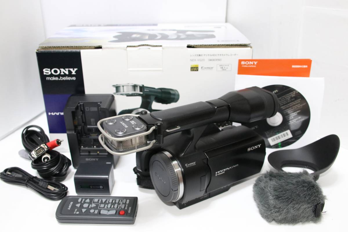 大 SONY NEX-VG10 レンズ交換式 デジタルHDビデオカメラレコーダー ソニー E-mount(ソニー)｜売買されたオークション情報 ...